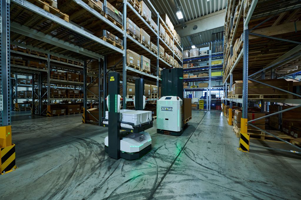 Automated Guided Vehicle (AGV) Forklift – Open Shuttle Fork
