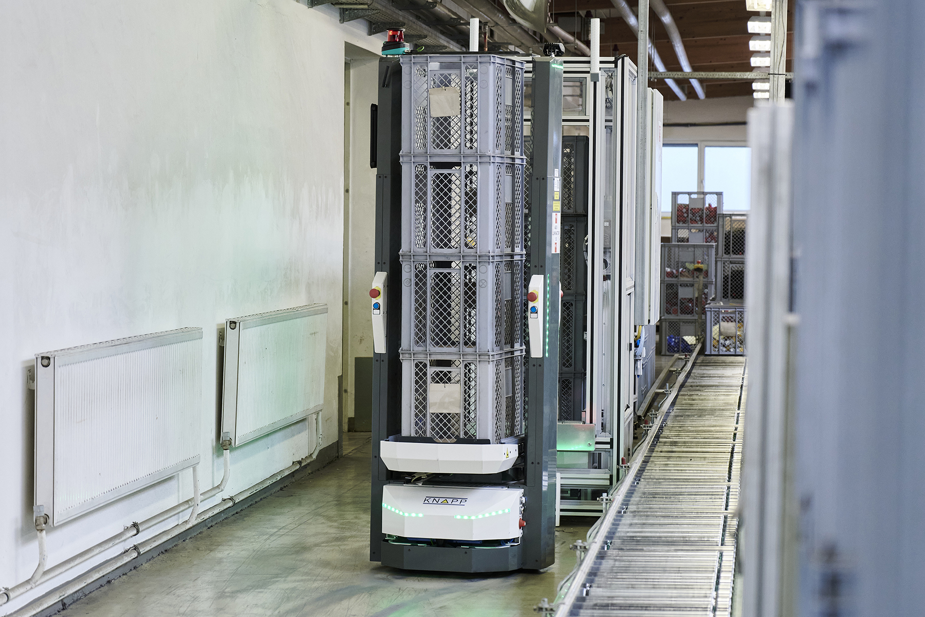 AGV Automation Solution at PC Electric | KNAPP